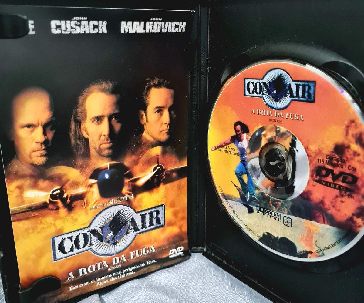 Dvd Conair a Rota da Fuga | Filme e Série Touchstone Usado 86356022 ...