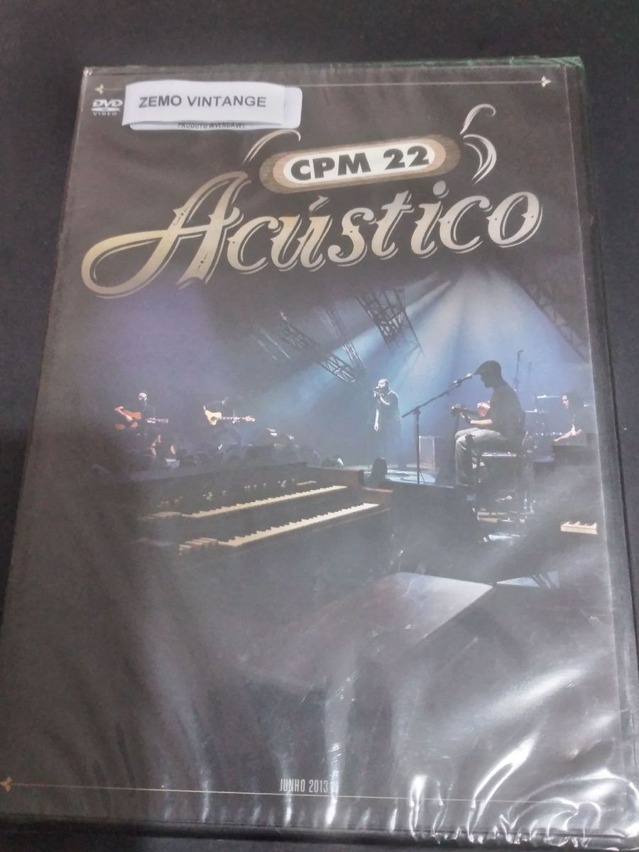 Dvd Cpm 22 Acústico | Item de Música Dvd Nunca Usado 73267868 | enjoei