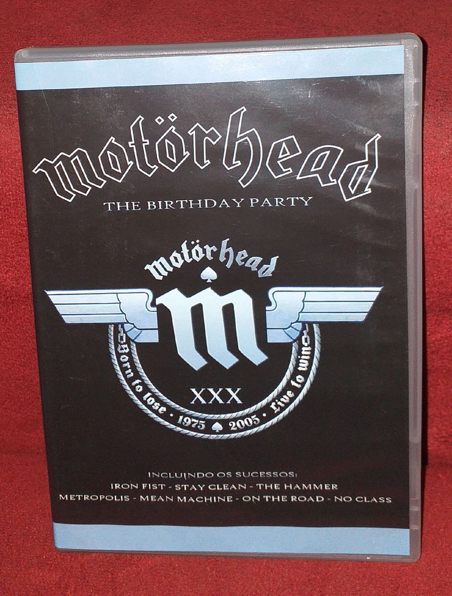 Dvd da Banda de Metal Motorhead The Birthday Party | Item de Música ...