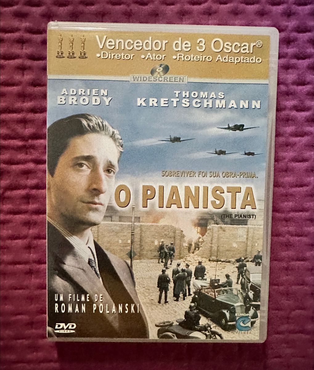 Dvd do Filme O Pianista | Filme e Série Usado 86690355 | enjoei