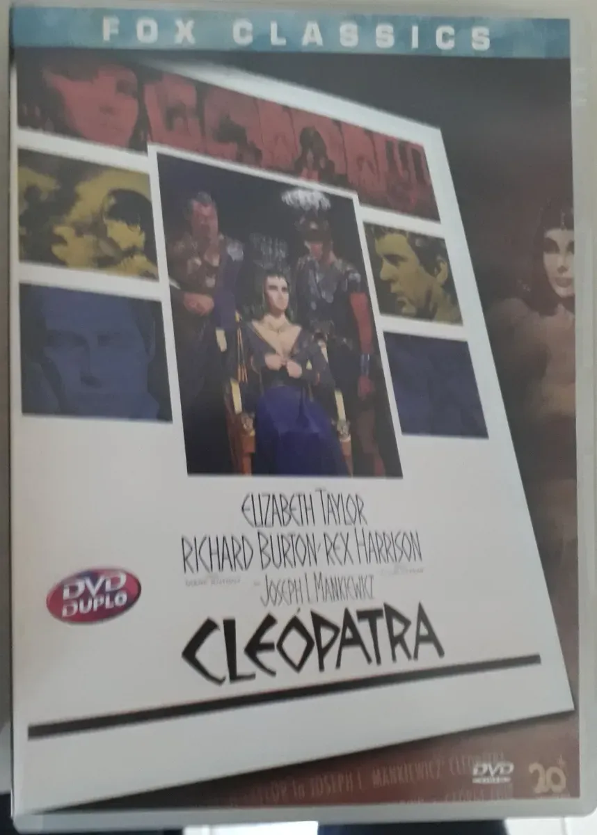 Dvd Duplo Cleópatra Elizabeth Taylor Richard Burton Fox Disney | Filme ...