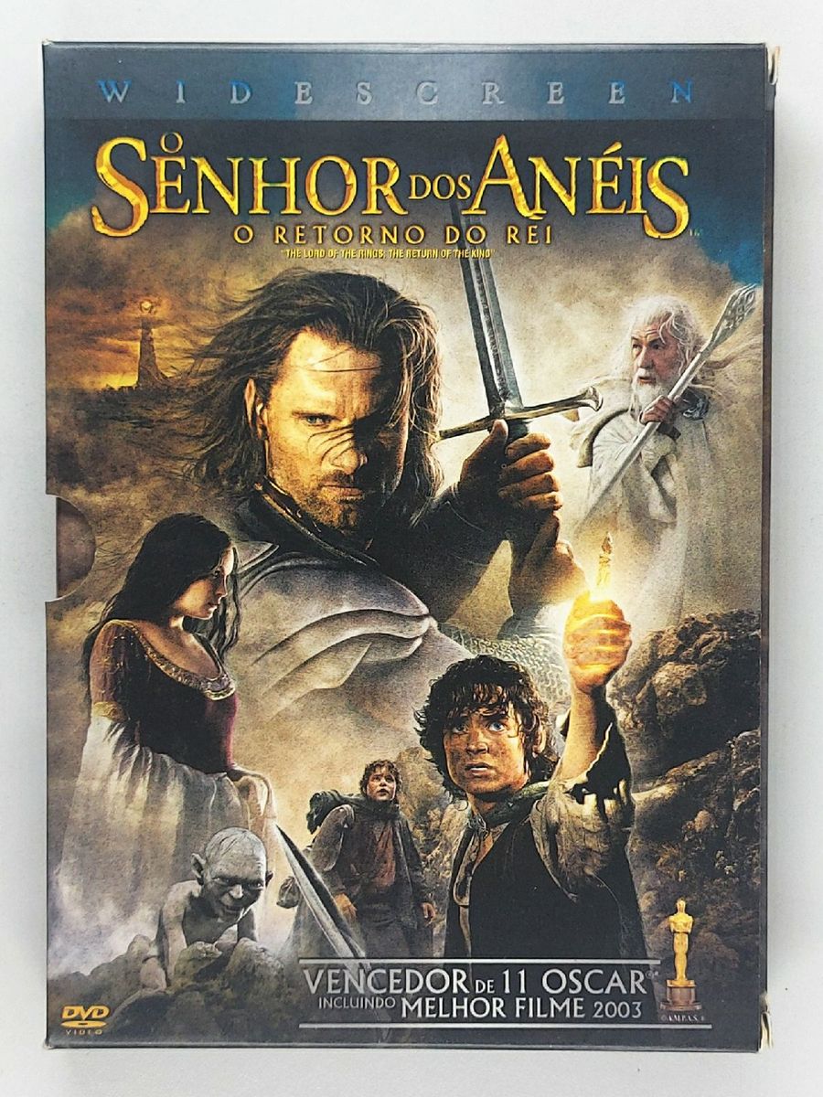 Dvd Duplo . Senhor Dos Anéis . O Retorno Do Rei . Widescreen . New Line 