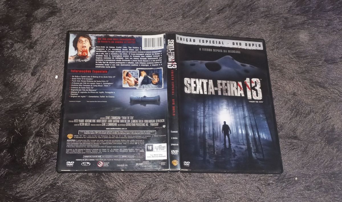 Dvd Duplo Sexta Feira 13 | Filme e Série Dvd Usado 72761847 | enjoei