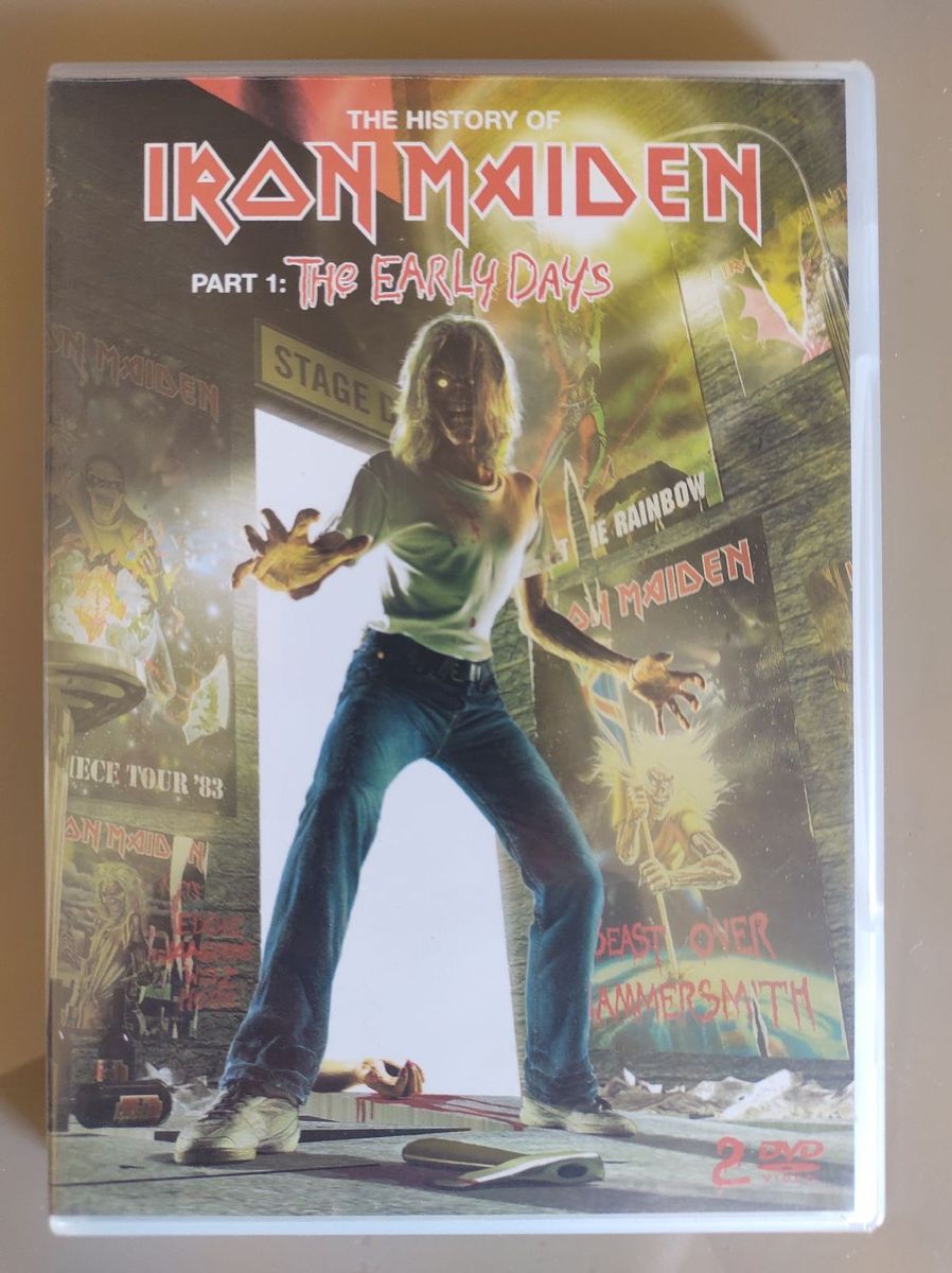 Dvd Duplo The History Of Iron Maiden Part 1: The Early Days | Item de ...