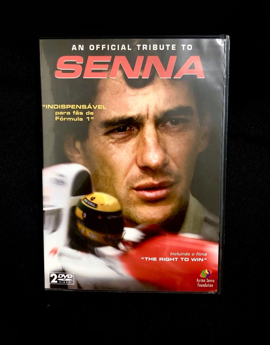 Dvd Duplo - Tributo Oficial para Ayrton Senna | Filme e Série Usado 81643063 | enjoei