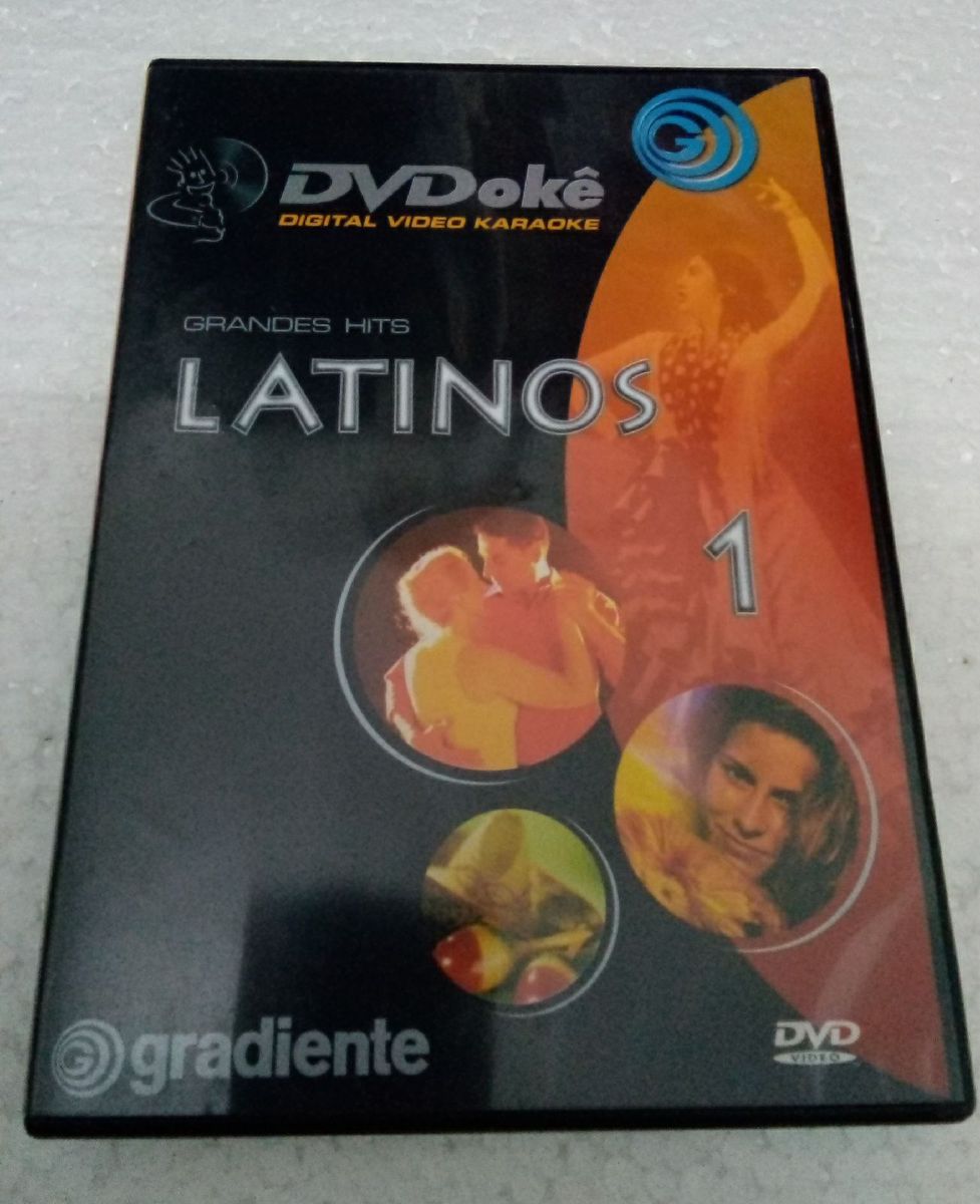 Dvd Dvdoke Latinos 1 Dvd Gradiente Original | Item de Música Gradiente ...