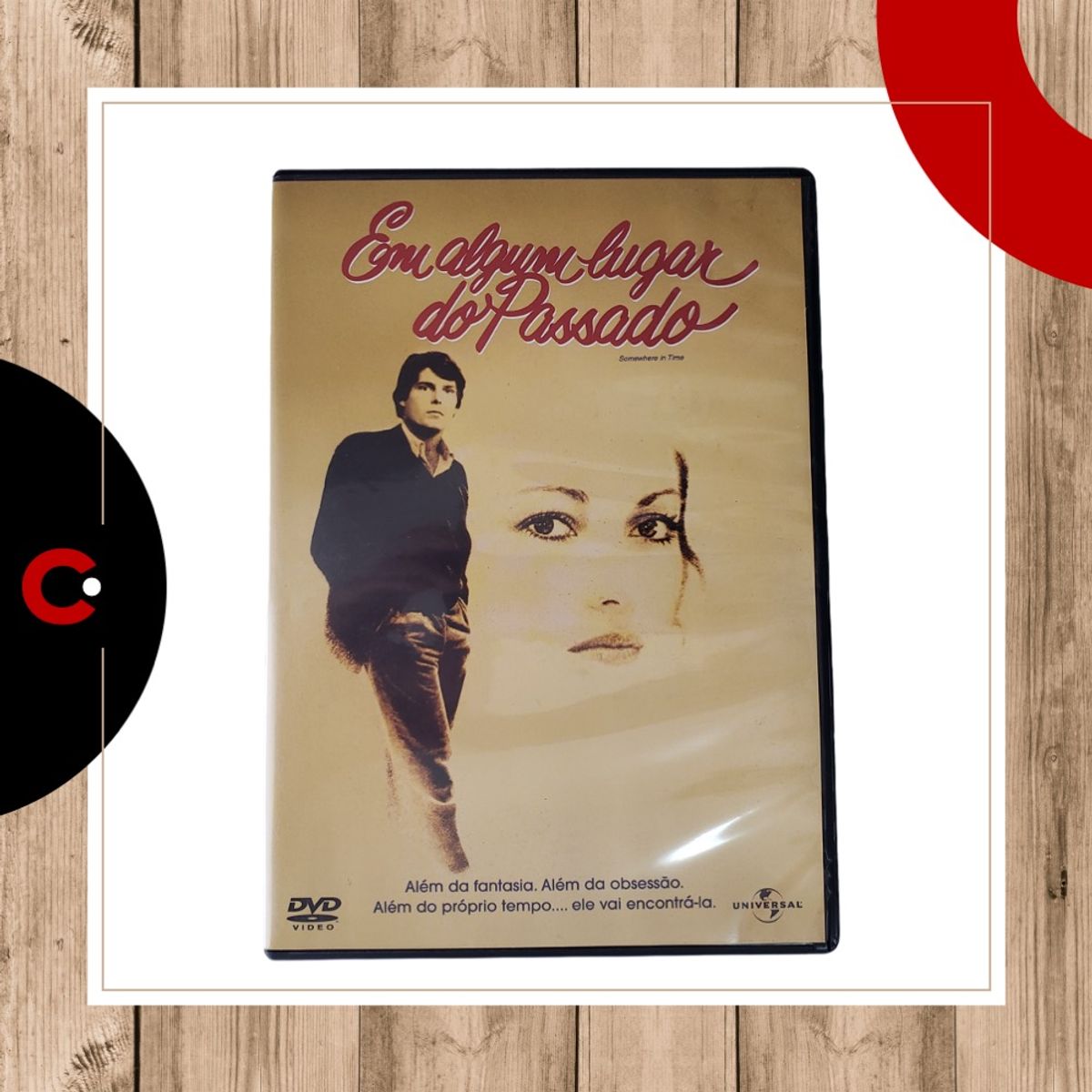 Dvd Em Algum Lugar Do Passado Christopher Reeve Físico Filme E