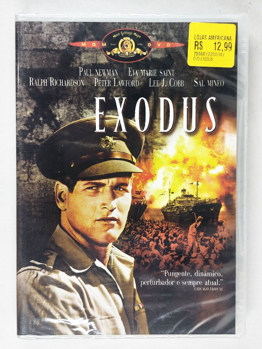 Dvd . Exodus . Paul Newman . Eva Marie Saint . Ralph Richardson . Peter ...