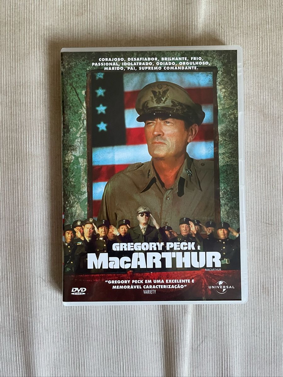 Dvd Filme Macarthur Clássicos Gregory Peck | Filme e Série Dvd Nunca ...