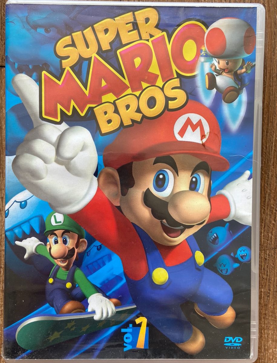 Dvd Filme Super Mario Bros , Clássico Original | Item Infantil Super ...