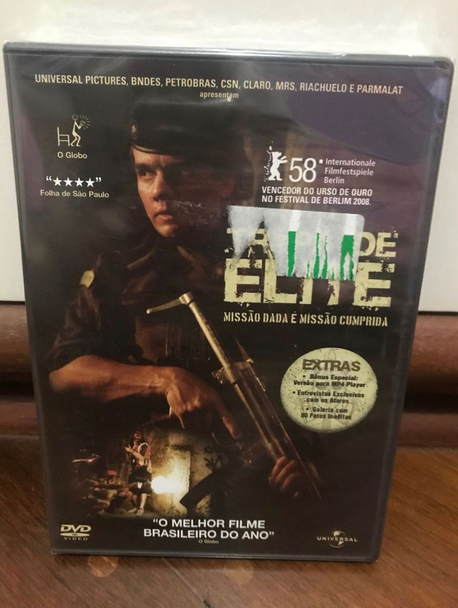 Dvd Filme Tropa de Elite | Filme e Série Dvd Nunca Usado 73882858 | enjoei