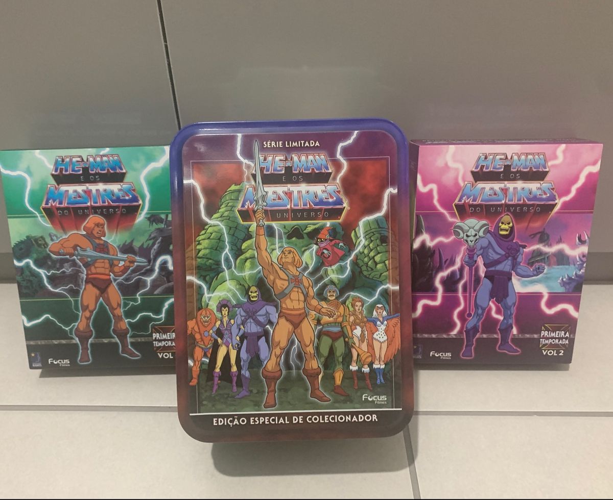 Dvd He-man Primeira Temporada Edição Especial | Filme e Série Dvd Nunca ...