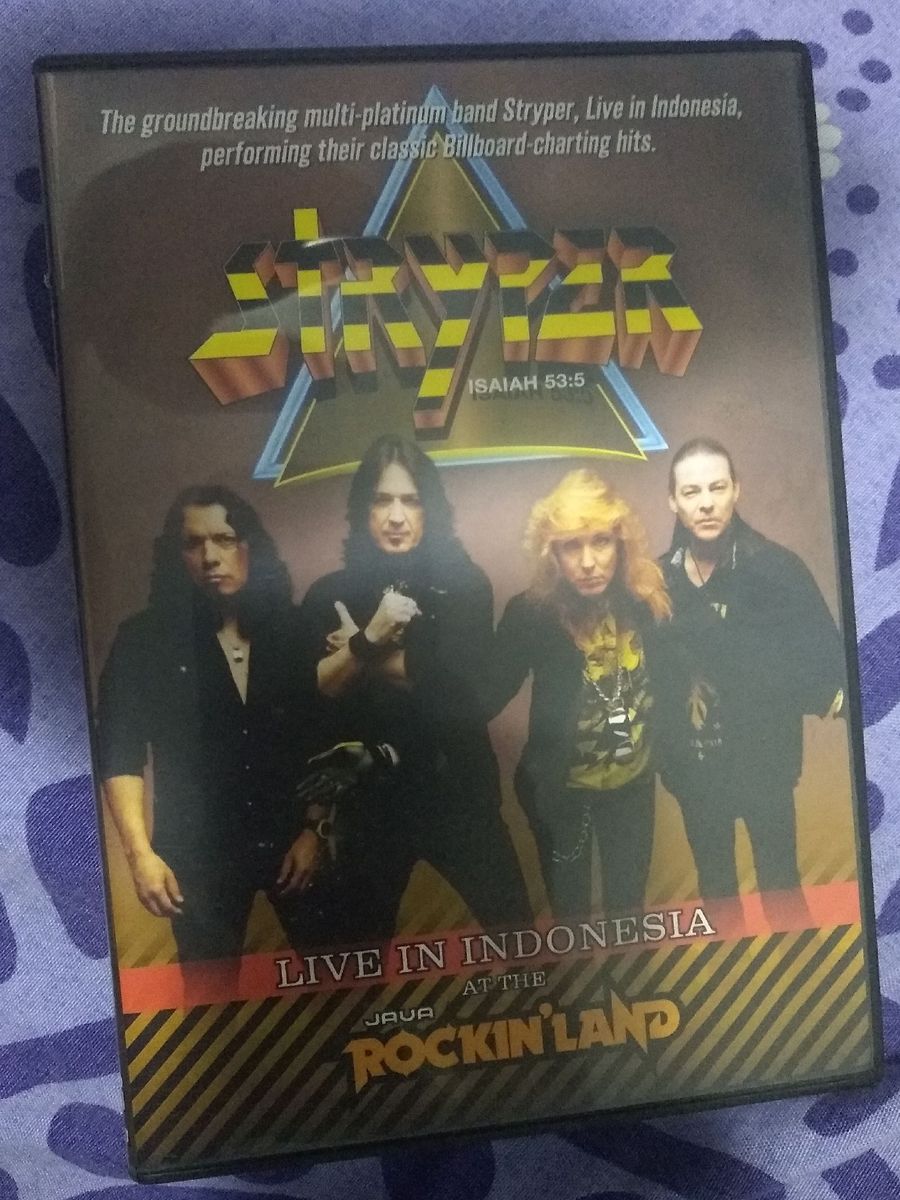 Dvd Importado Stryper Live Indonesia | Item de Música Dvd Usado ...