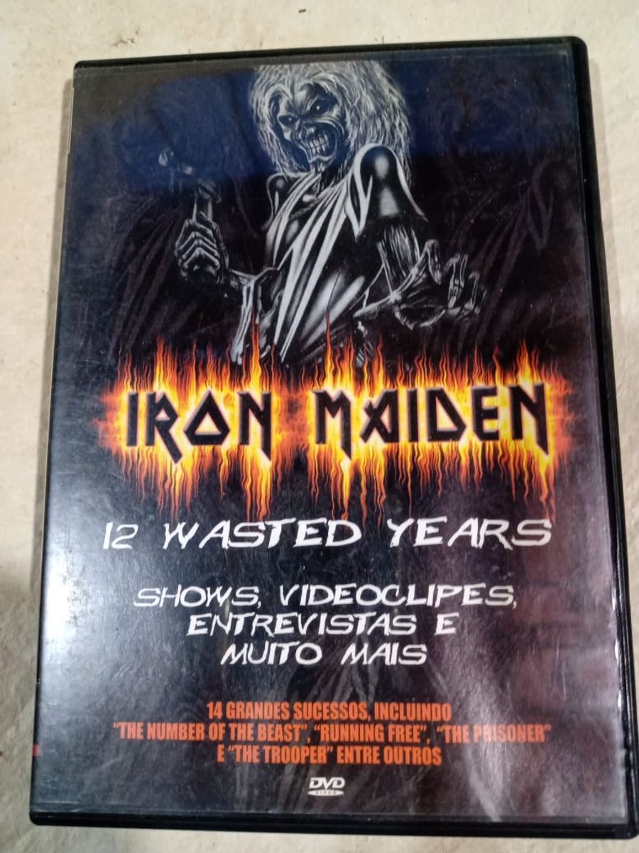 Dvd Iron Maiden 12 Wasted Years | Item Info & Eletro Usado 50956222 ...