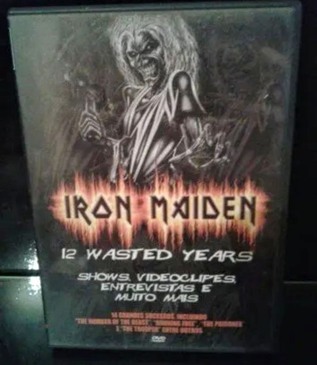 Dvd Iron Maiden "12 Wasted Years" | Item de Música Emi Usado 85158969 ...