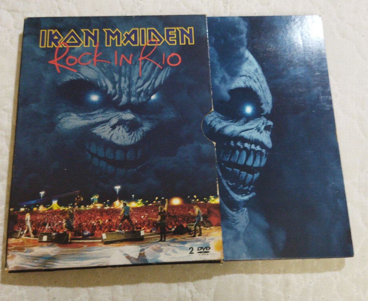 Dvd Iron Maiden Rock In Rio 2001 | Item de Música Dvd Usado 63703763 ...