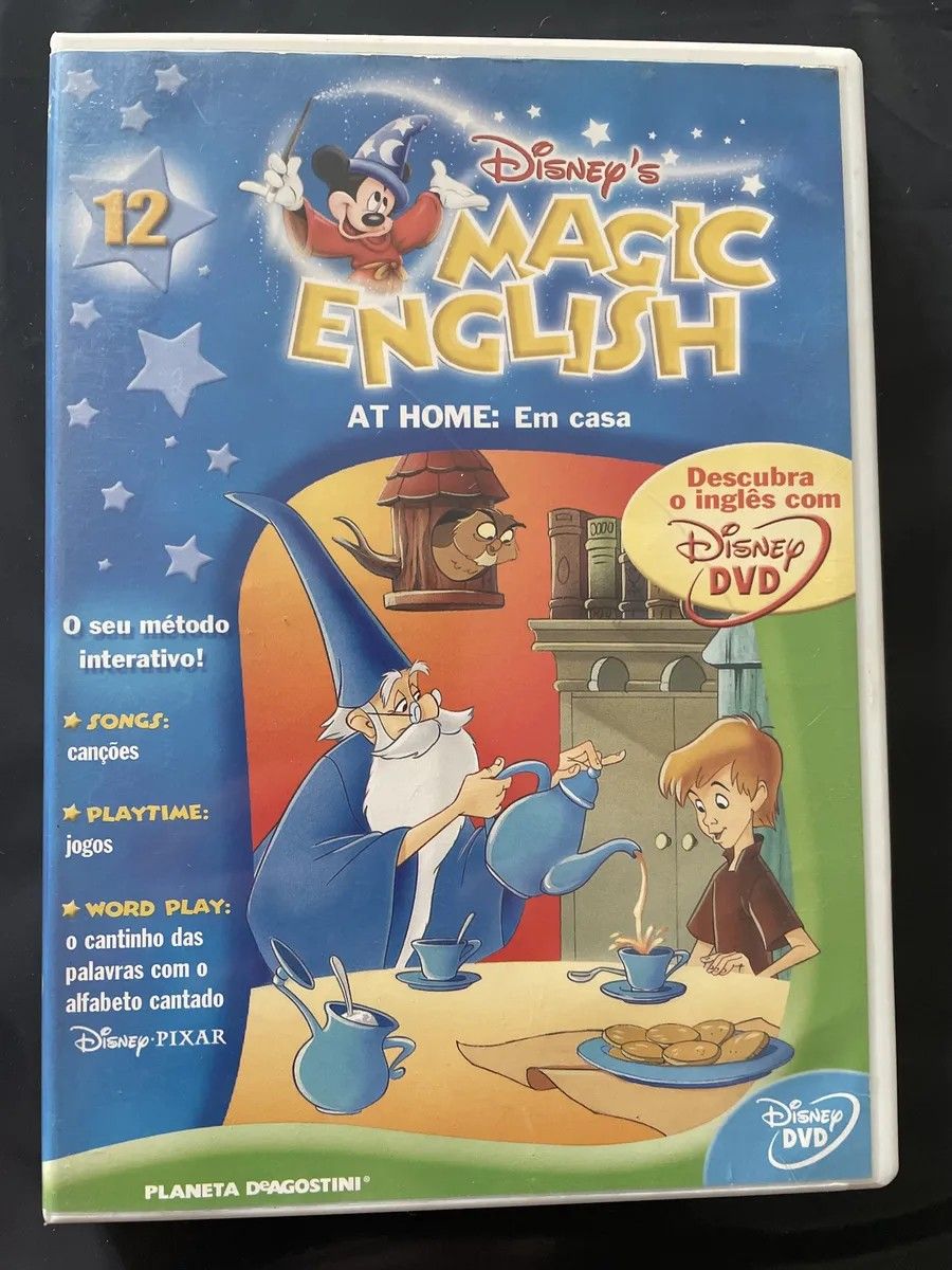 Dvd, Magic English, Disney, At Home: em Casa, Volume 12 | Cacareco ...