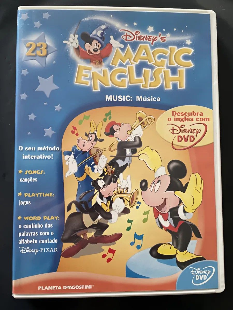 Dvd, Magic English, Disney, Music: Música, Volume 23 | Cacareco Planeta ...