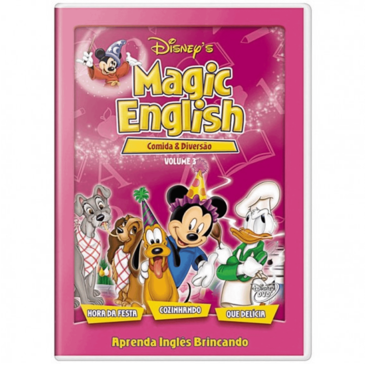 Dvd - Magic English Vol 3 - Comida e Diversão | Item Infantil Dvd Usado ...