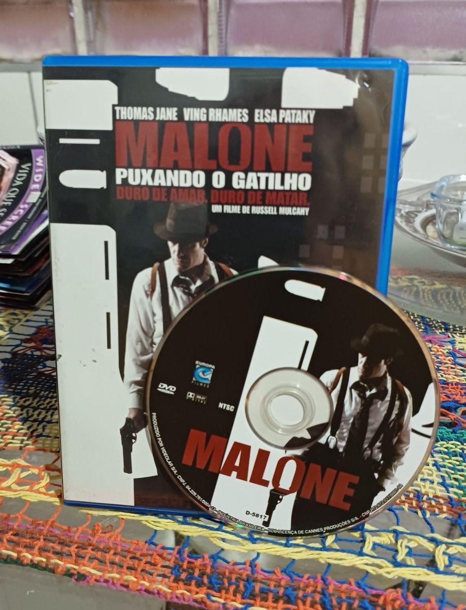 Dvd - Malone Puxando O Gatilho | Filme e Série Nunca Usado 82806812 ...