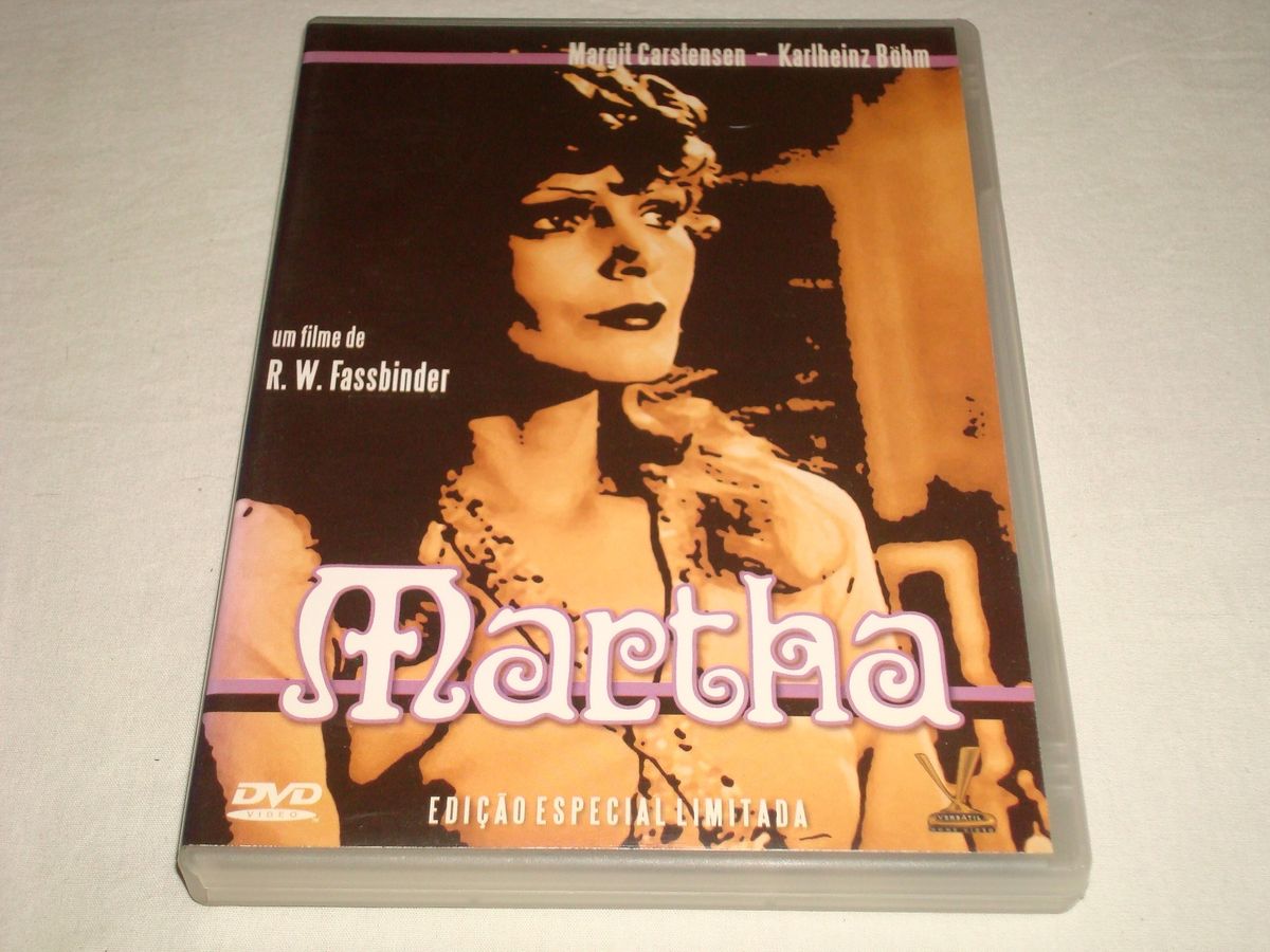 Dvd Martha de R.w. Fassbinder Dvd Nacional e Original Versátil Edição ...