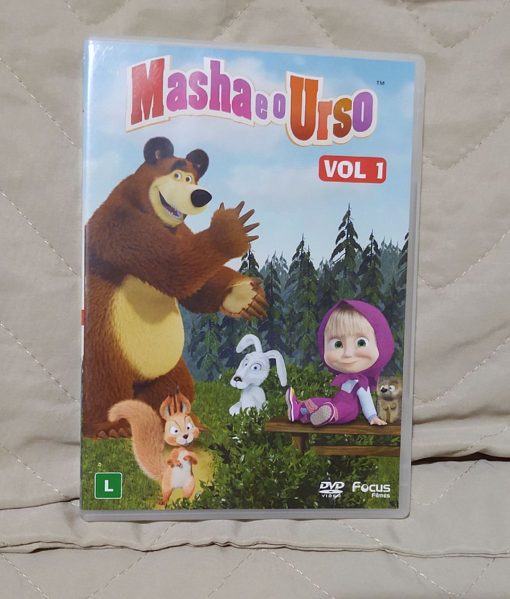 Dvd Masha e O Urso 46250464 | enjoei