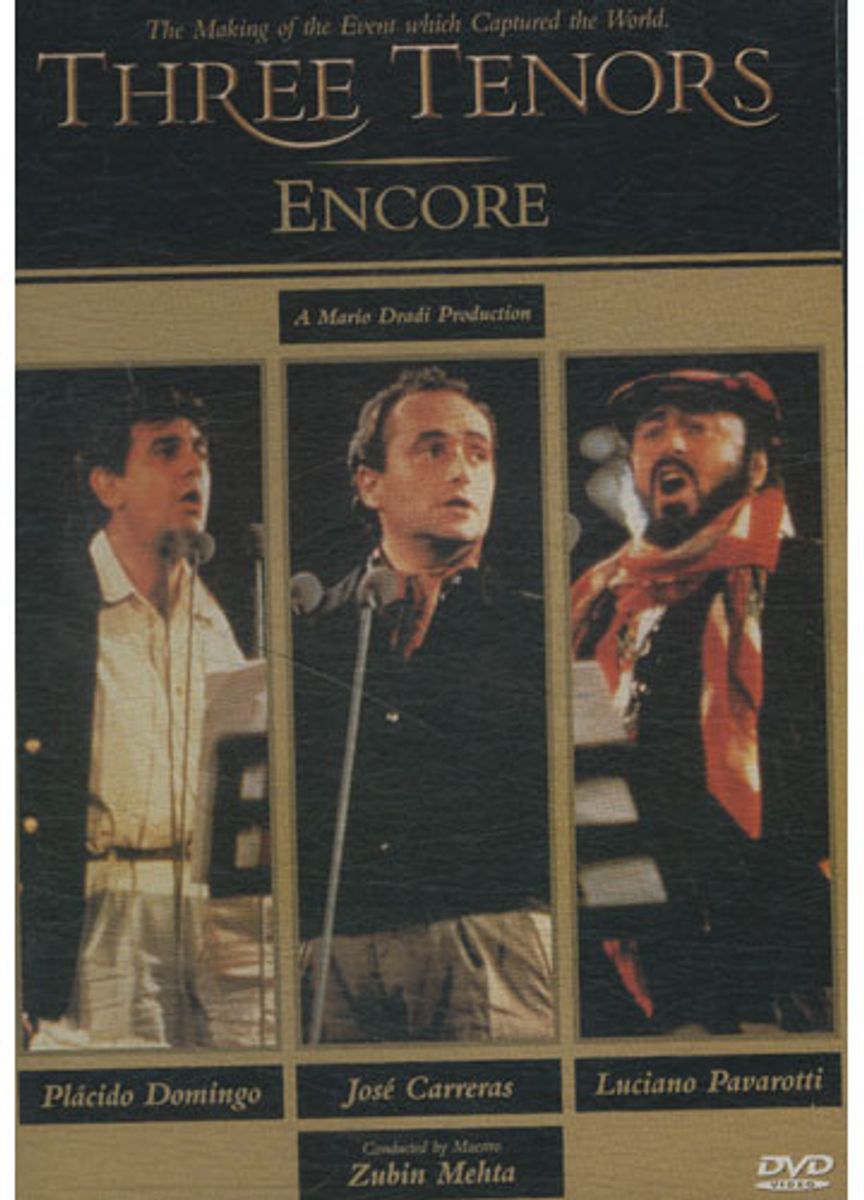 Dvd Musicais Three Tenors - Encore | Item de Música Usado 82213514 | enjoei