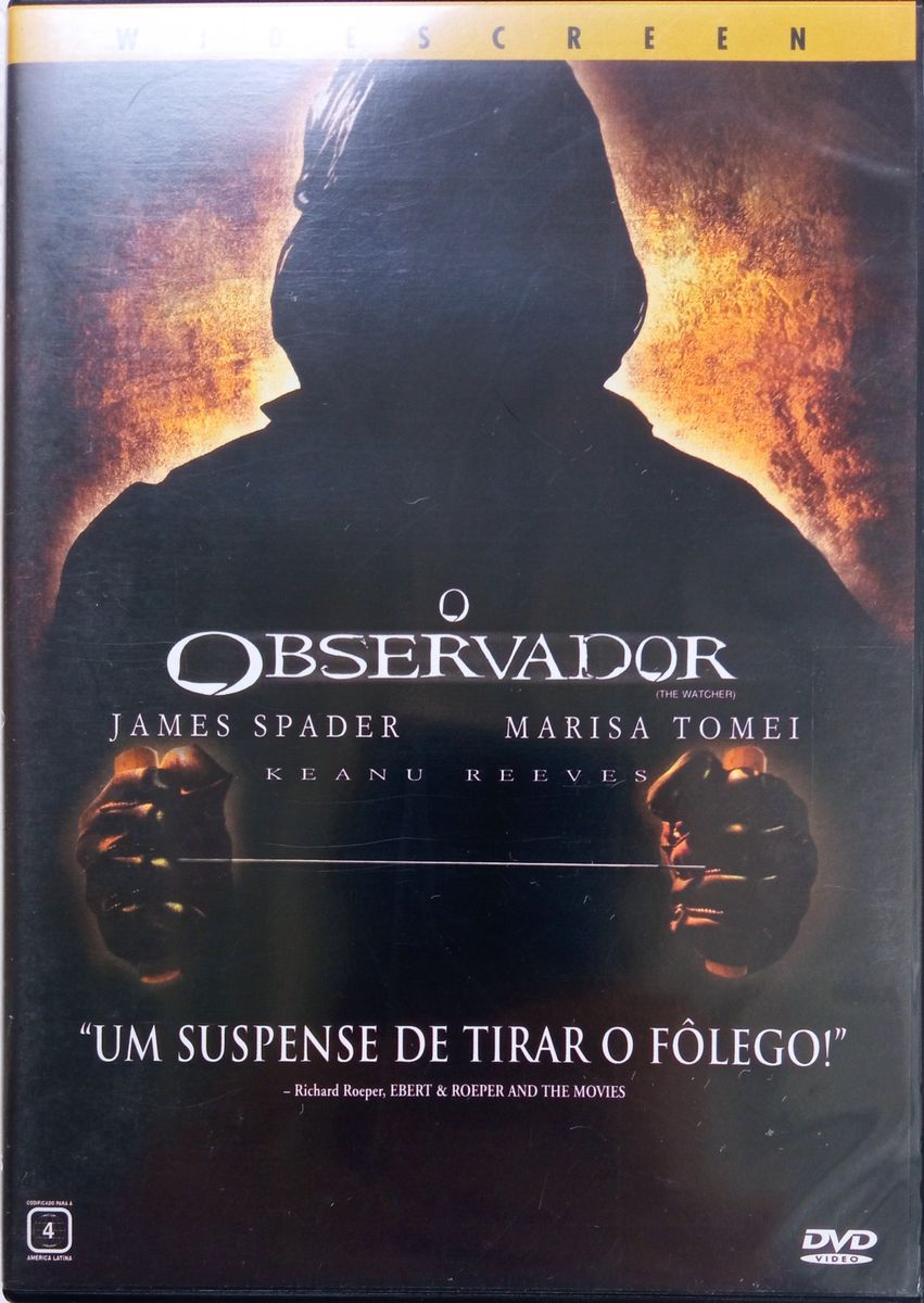 Dvd O Observador Um Suspense de Tirar O Fôlego | Filme e Série Usado ...
