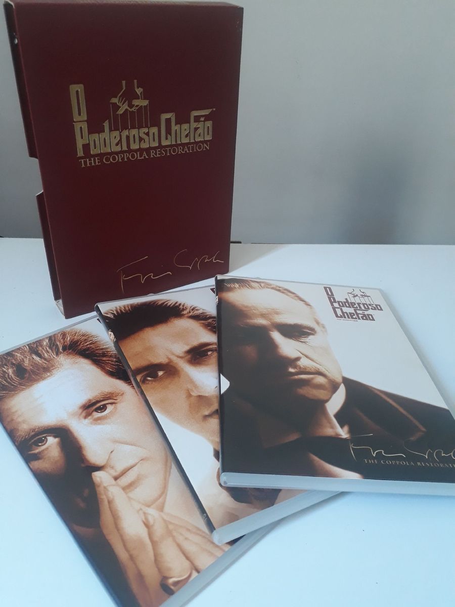 Dvd O Poderoso Chefão Trilogia Box | Filme e Série Paramout Usado ...