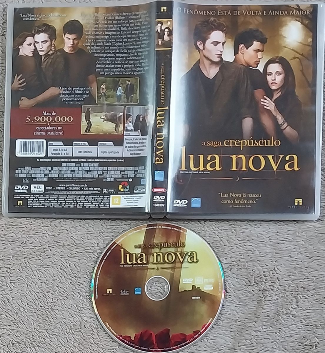 Dvd Original a Saga Crepúsculo Lua Nova | Filme e Série Usado 80977652 ...