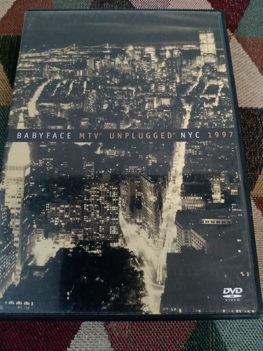 Dvd Original Baby Face Mtv Unplugged | Item de Música Dvd Usado ...