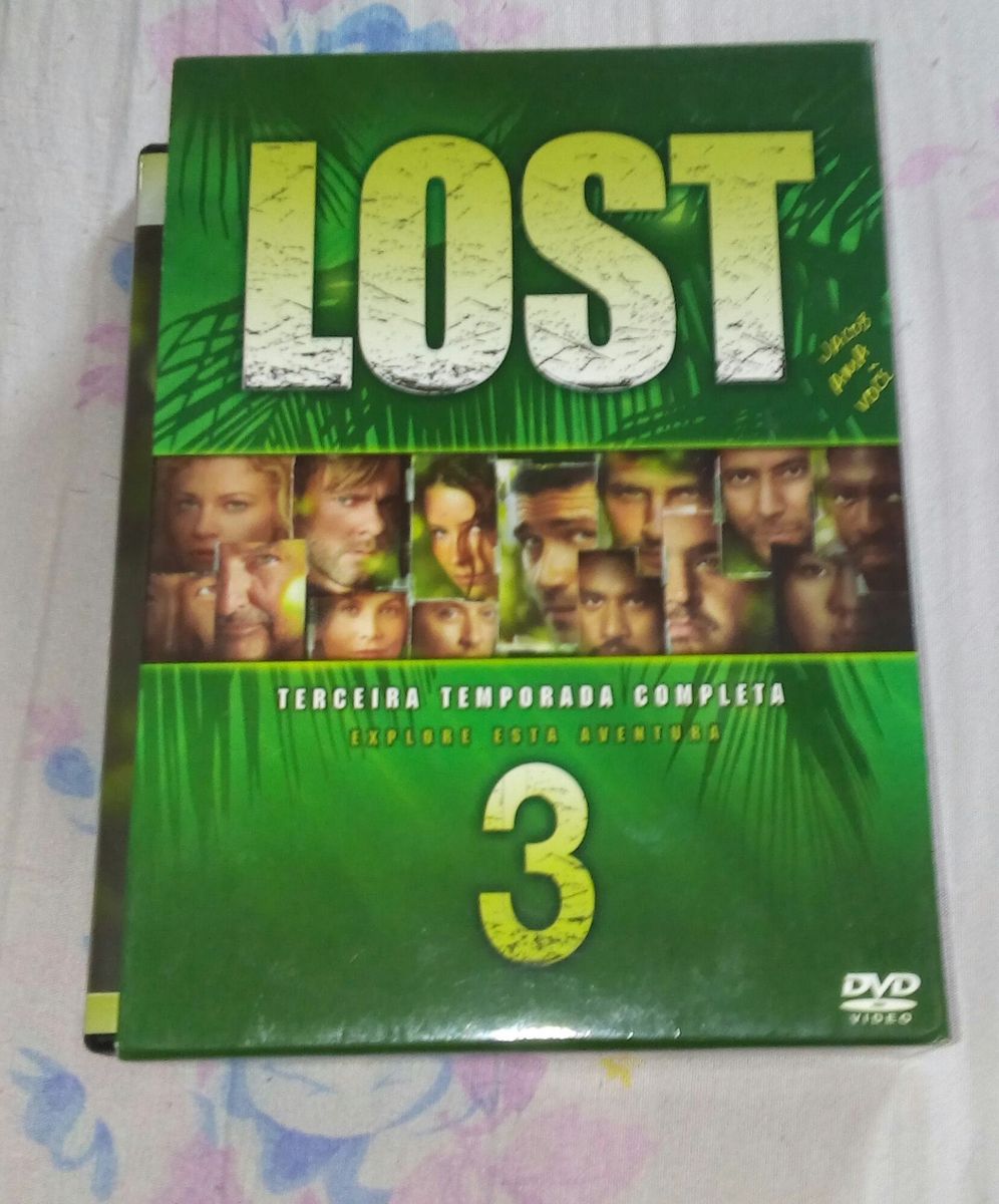 Dvd Original Lost 3a Temporada | Filme e Série Dvd Usado 29326763 | enjoei