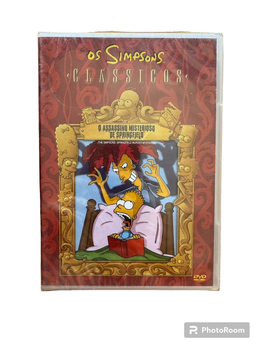 Dvd Os Simpsons Clássicos O Assassino Misterioso de Springfield | Jogo ...
