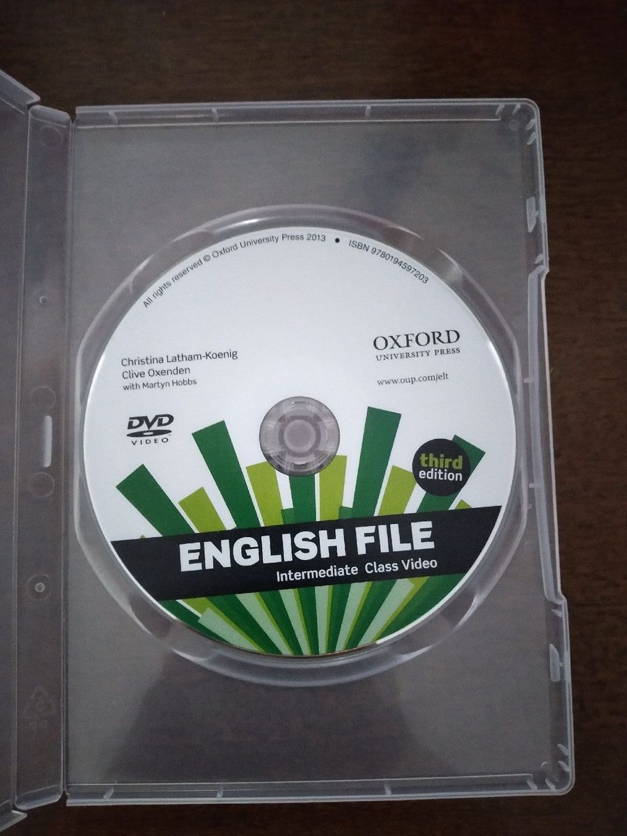 Dvd Oxford English File Intermediate Class Video Third Edition | Item ...