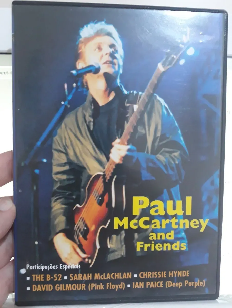 Dvd Paul Mccartney The Beatles Friends Gilmour Paice Hynde | Filme e Série Paul Mccartney Usado ...