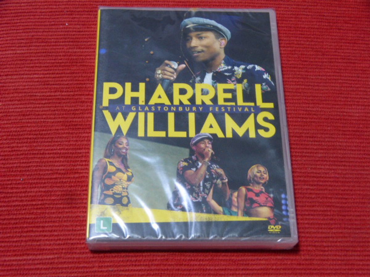 Dvd Pharrell Williams At Glastonbury Festival Lacrado | Filme e Série ...