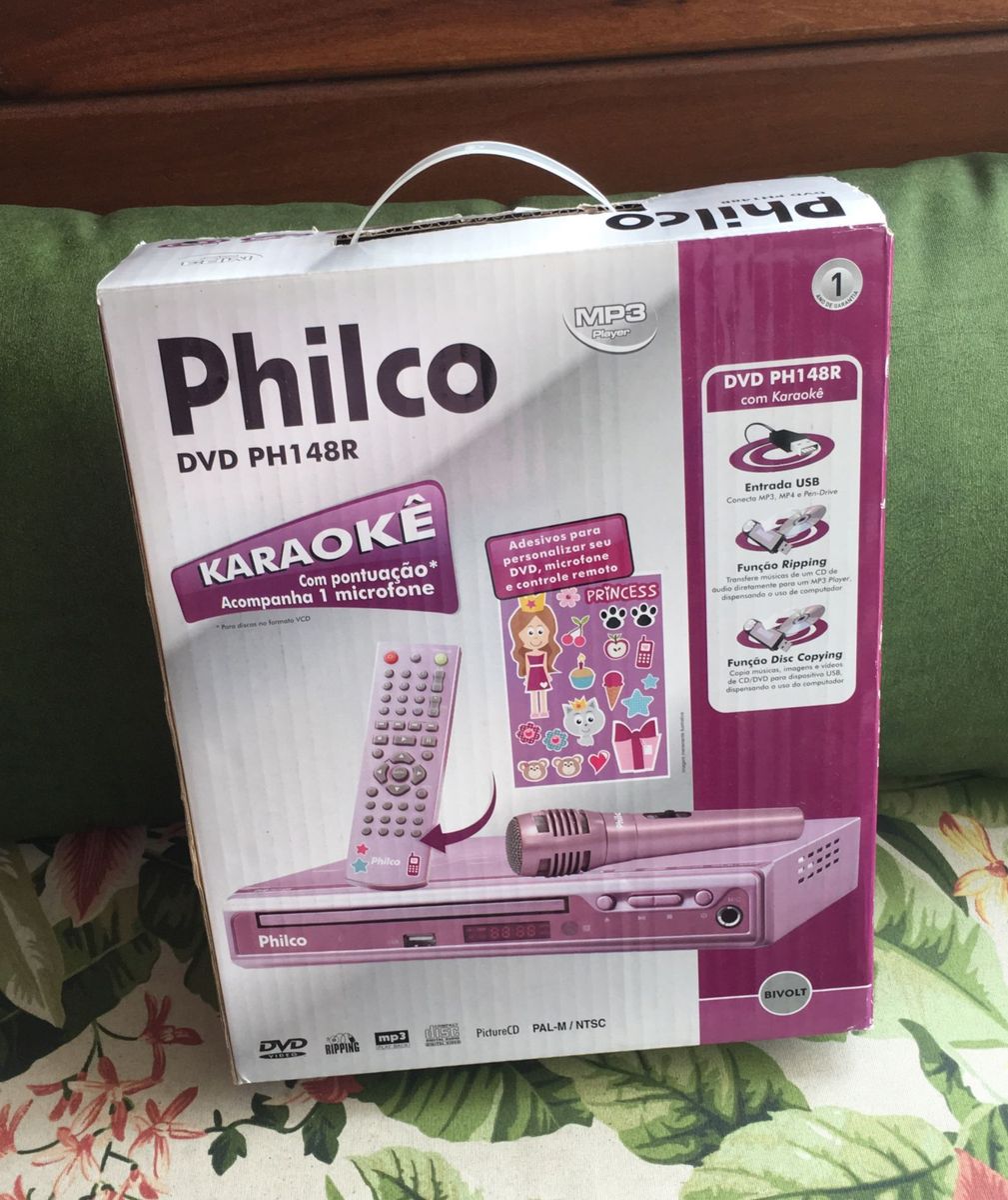 Dvd Philco Rosa | TV e Display Philco Usado 18992298 | enjoei