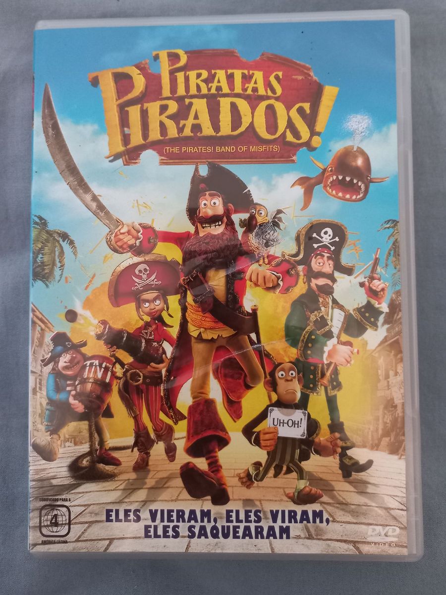Dvd Piratas Pirados | Item Infantil Dvd Usado 71148354 | enjoei