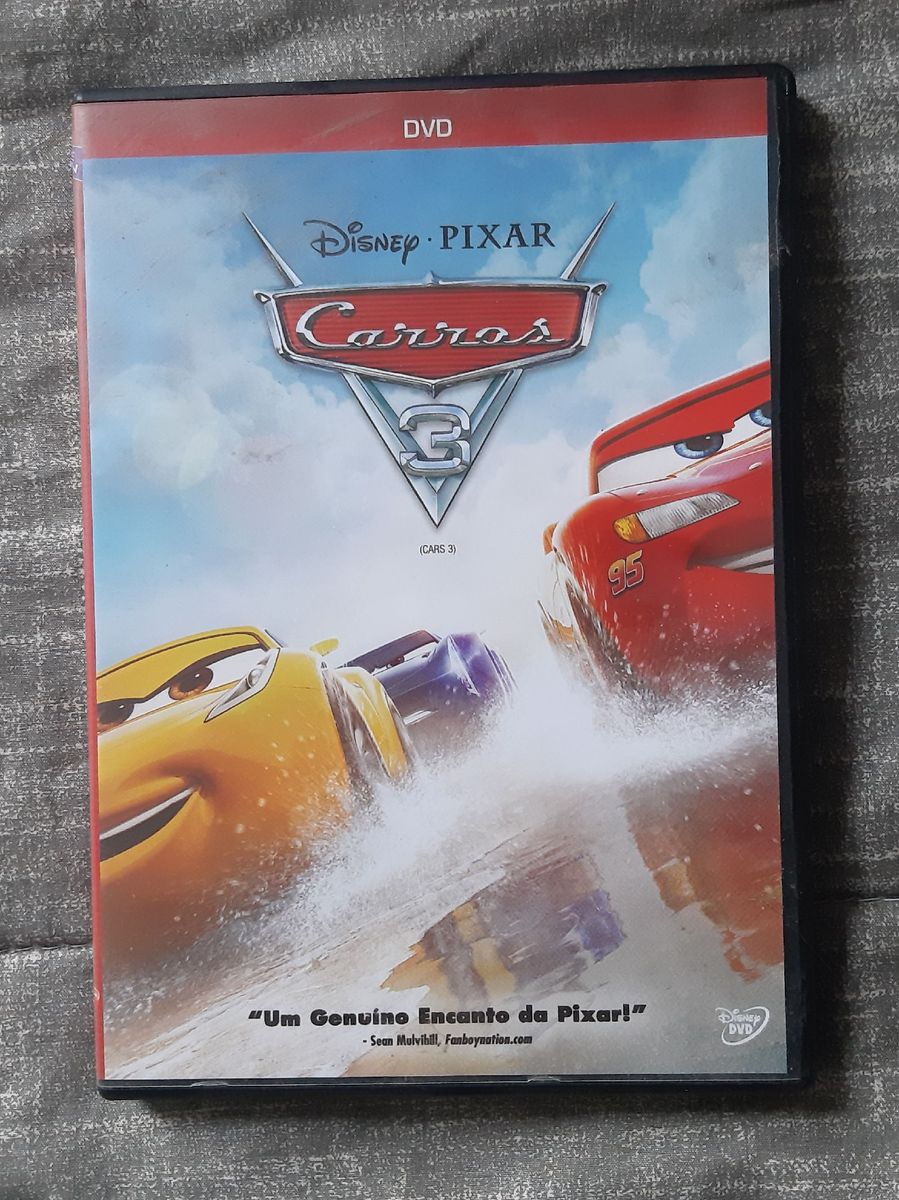 Dvd Pixar Carros 3 | Filme e Série Dvd Usado 75313393 | enjoei