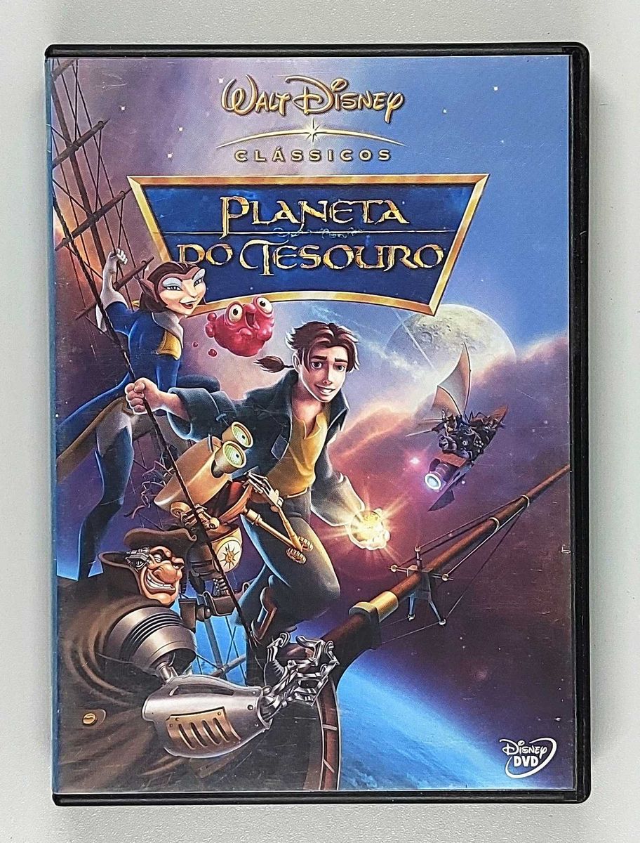 Dvd Planeta Do Tesouro Walt Disney Clássicos Filme E Série Walt