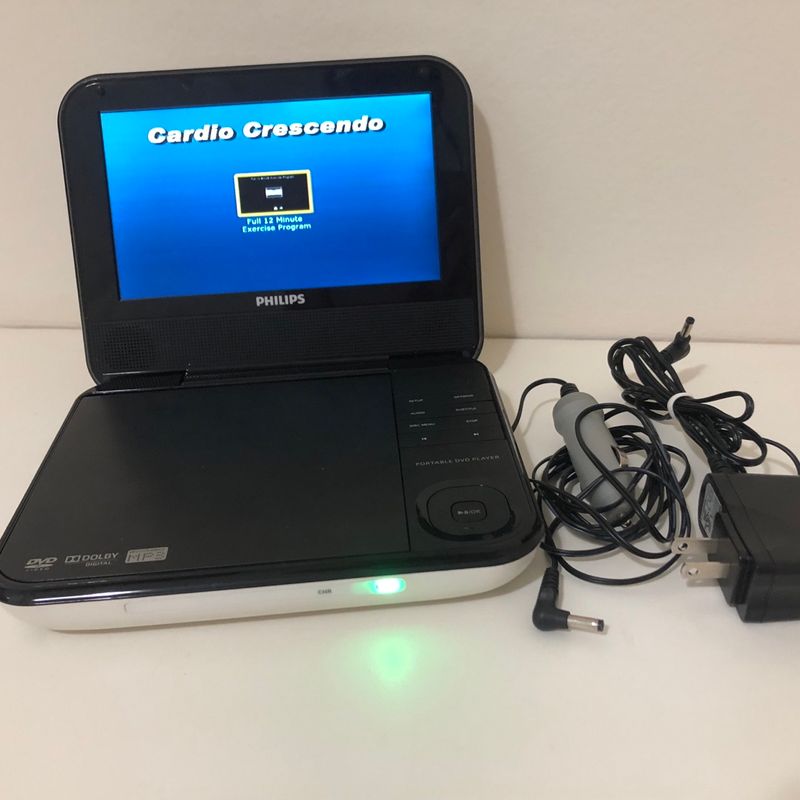 Dvd Portatil Philips Branco Aparelho De DVD Portátil PD7030/55