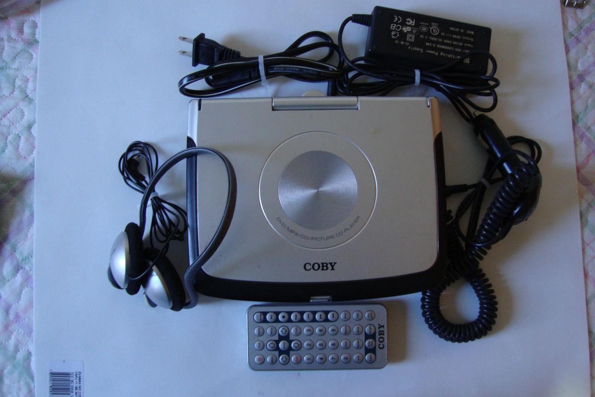 Dvd Portátil Marca Coby - Funcionando - Completo - Original | Item Info & Eletro Coby Usado ...