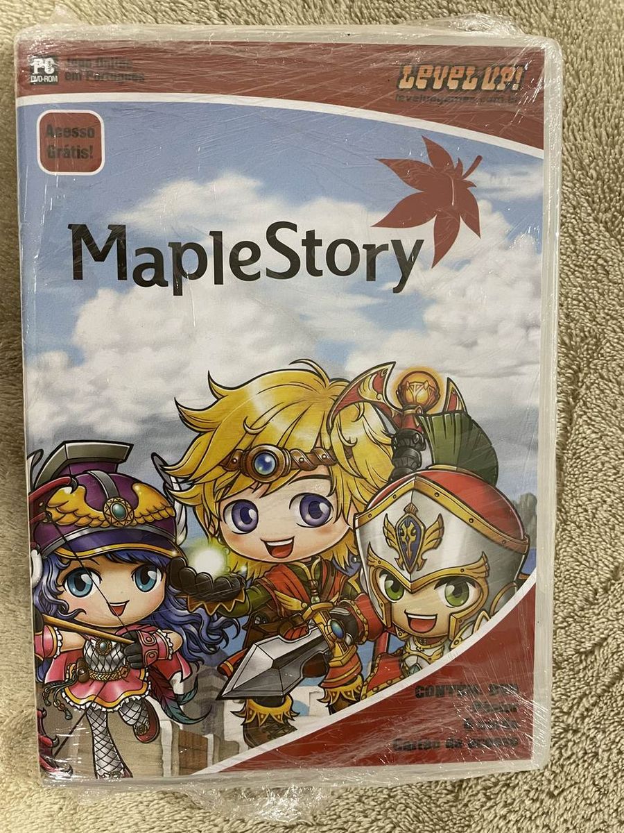 Dvd-rom Box Maplestory Brasil Level Up (para Colecionador) | Jogo de ...