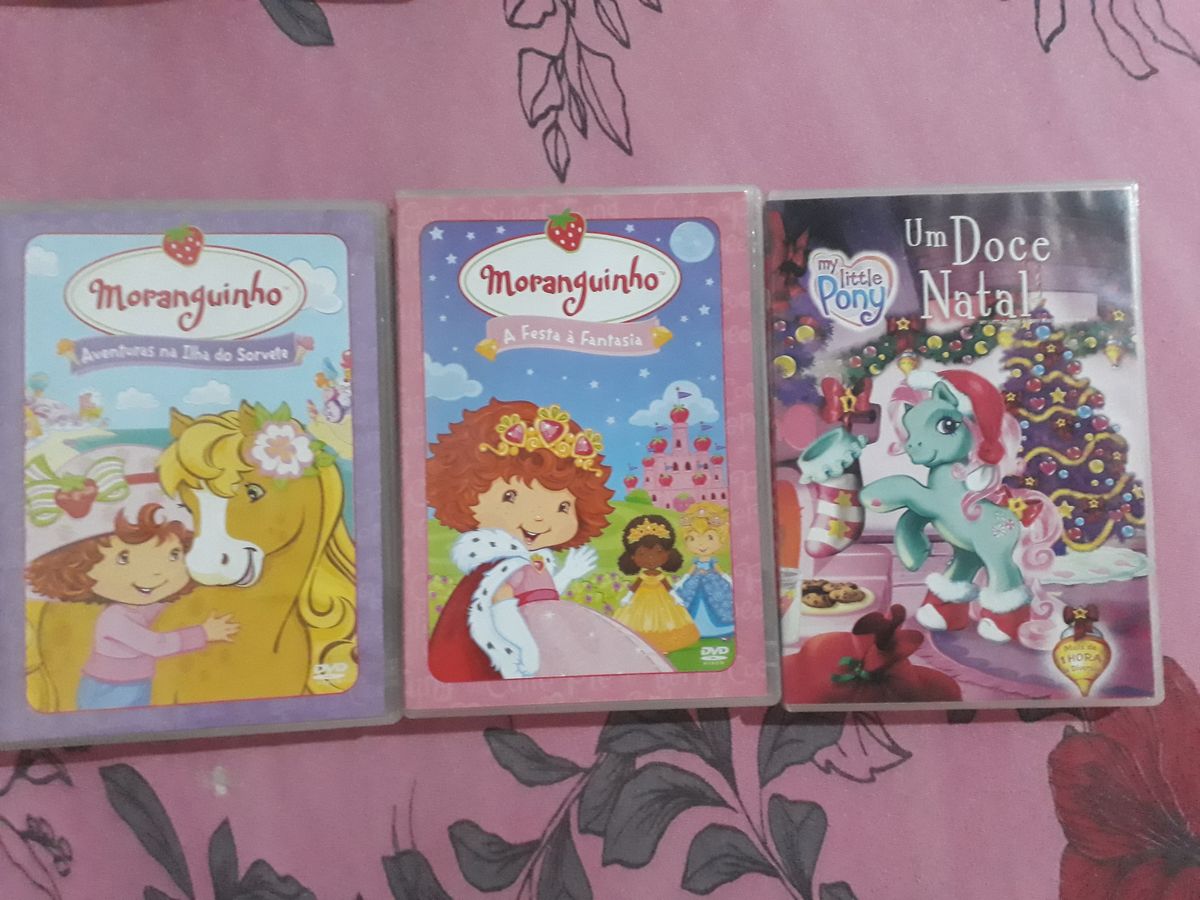 Dvd's da Moranguinho e My Little Pony | Filme e Série Usado 88236643 ...
