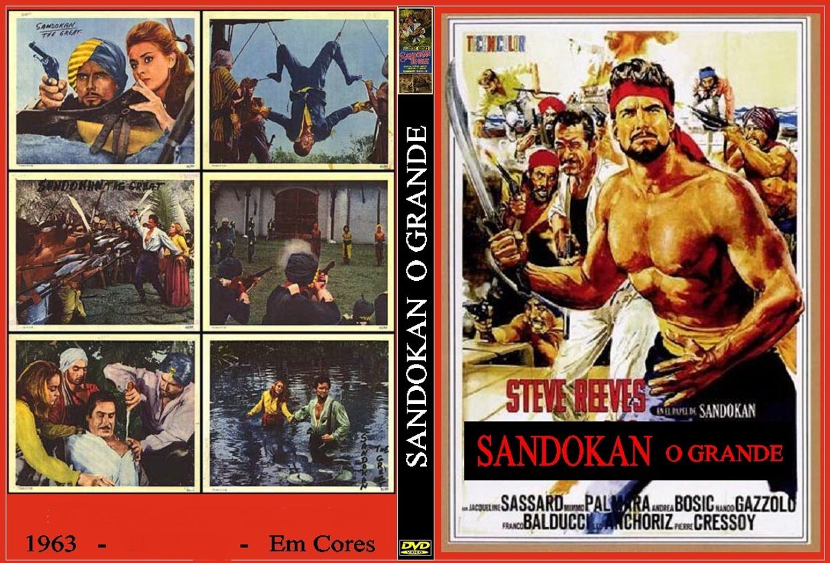 Dvd - Sandokan, O Grande - 1963 | Filme e Série Comptoir Francais Du ...