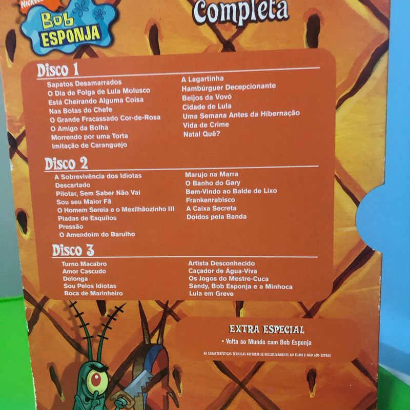 Bob Esponja Dvd Temporada 2 Convite Vertical Bob Esponja