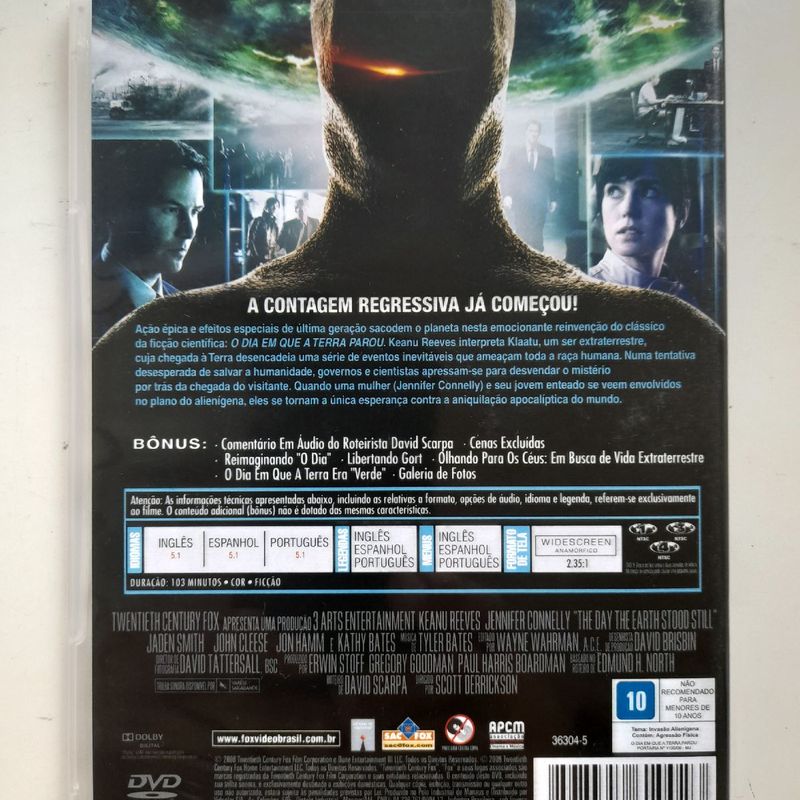 O Dia Em Que A Terra Parou 2008 Dvd Preços Baixos Em O Dia Em Que A