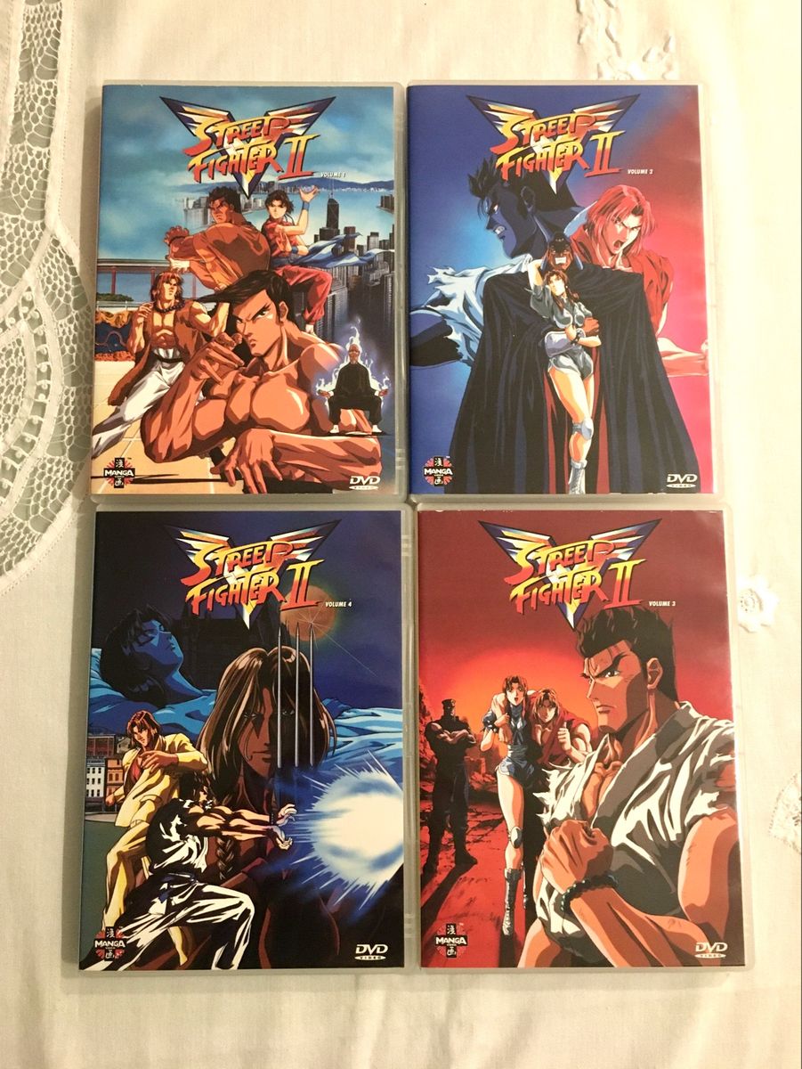Dvd Set Street Fighter Ii Importado Dos Usa!original Anime Completo ...