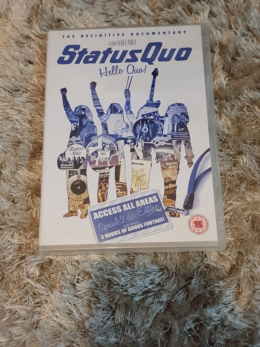 Dvd Status Quo - Hello Quo Access All Areas Edition | Filme e Série Dvd ...