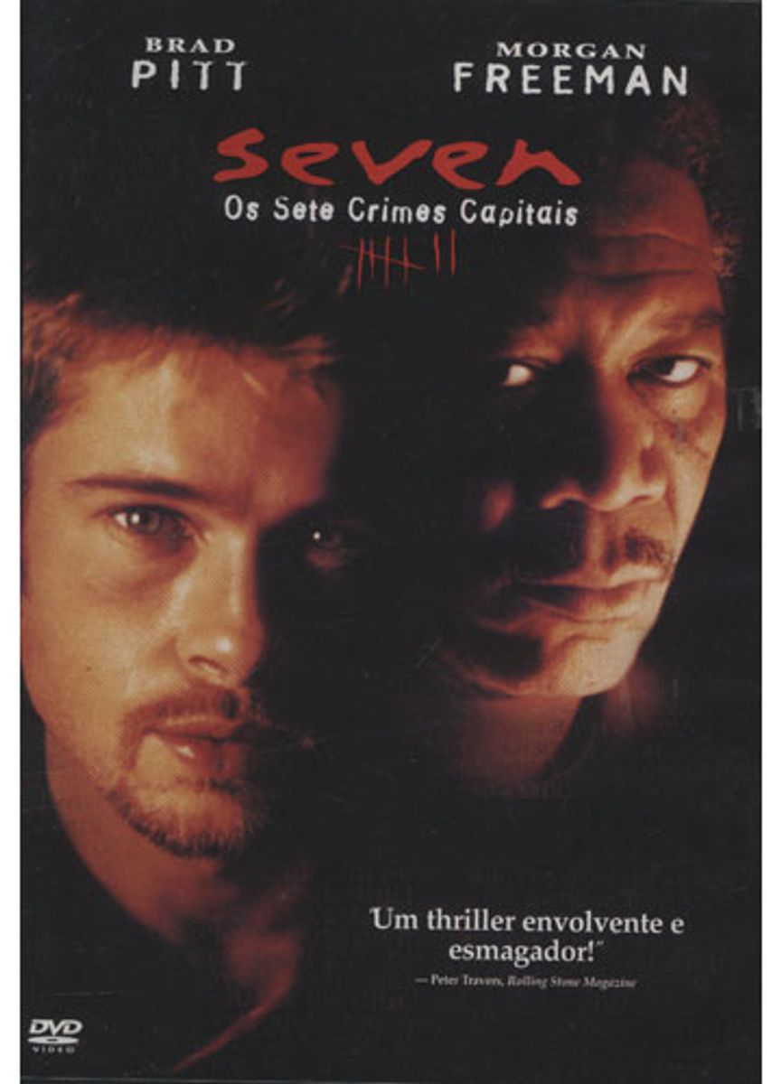 Dvd Suspense 7 Seven Os Sete Crimes Capitais | Filme e Série Usado ...
